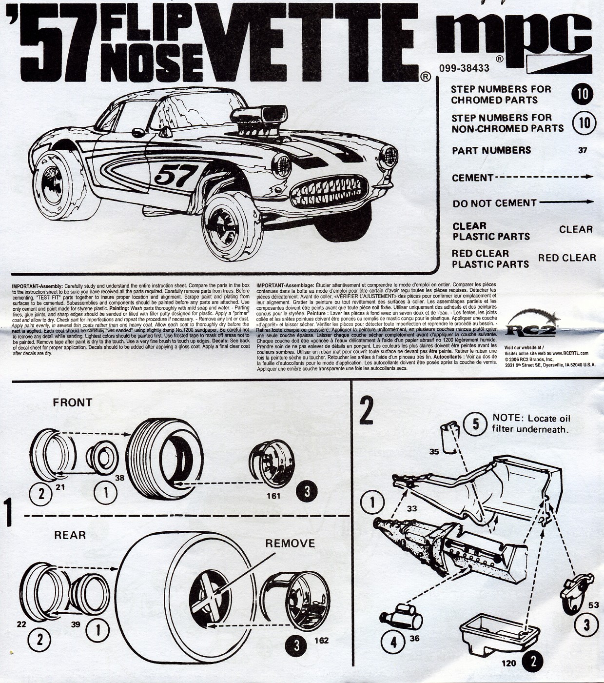 Photo: img704 | MPC '57 Flip Nose Vette album | DRASTIC PLASTICS MODEL ...