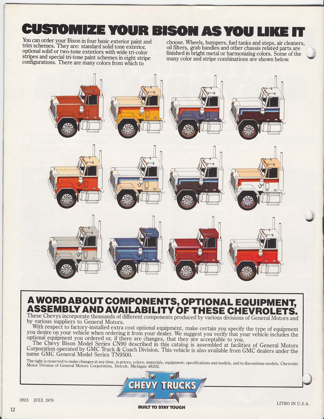 Photo: Bison1980-12 | Chevrolet Bison 1980 album | Dutch Model Truck ...